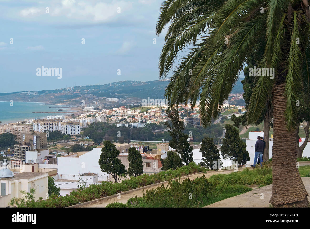 View of Tangier from Charf Hill, Tangier, Morocco, North Africa Stock ...