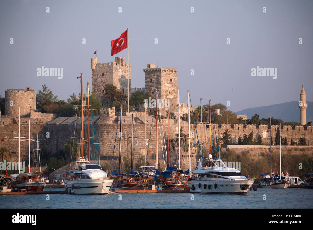 Asia, Europe, Turkey, Bodrum. Castle of St. Peter aka Bodrum Castle ...