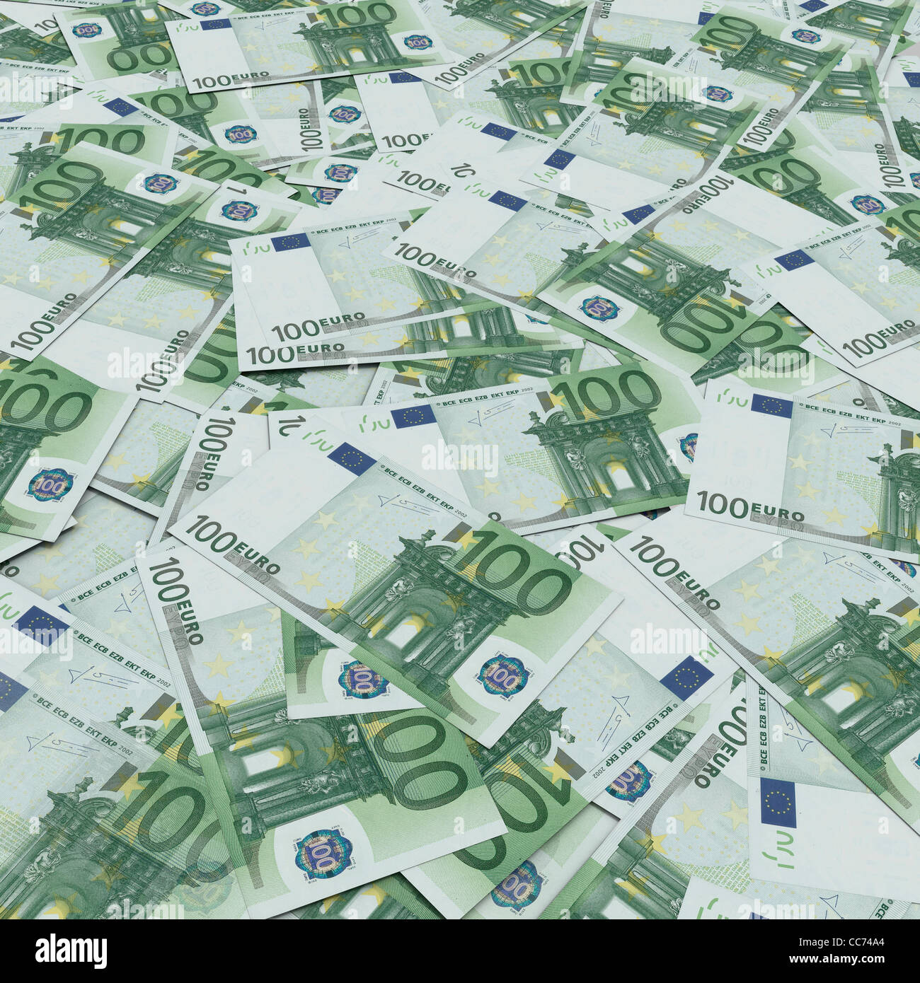 Euro 100 banknotes forming a background Stock Photo - Alamy