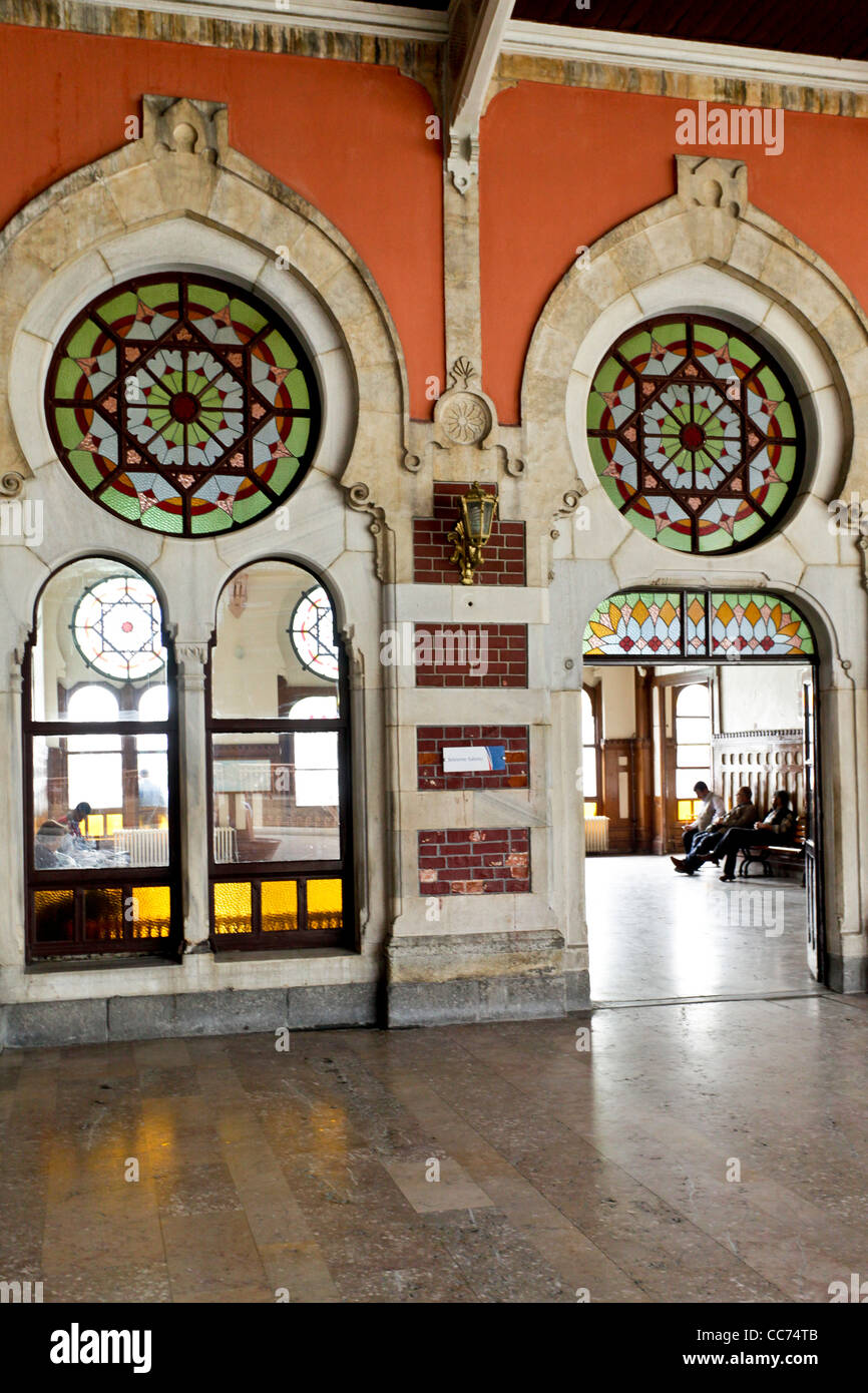 Istanbul, Turkey. Istanbul train station Stock Photo - Alamy