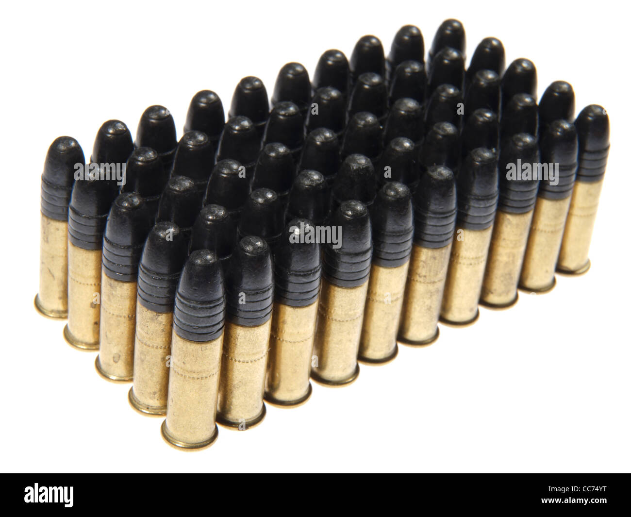 Group of gun cartridge isolated on white Stock Photo - Alamy