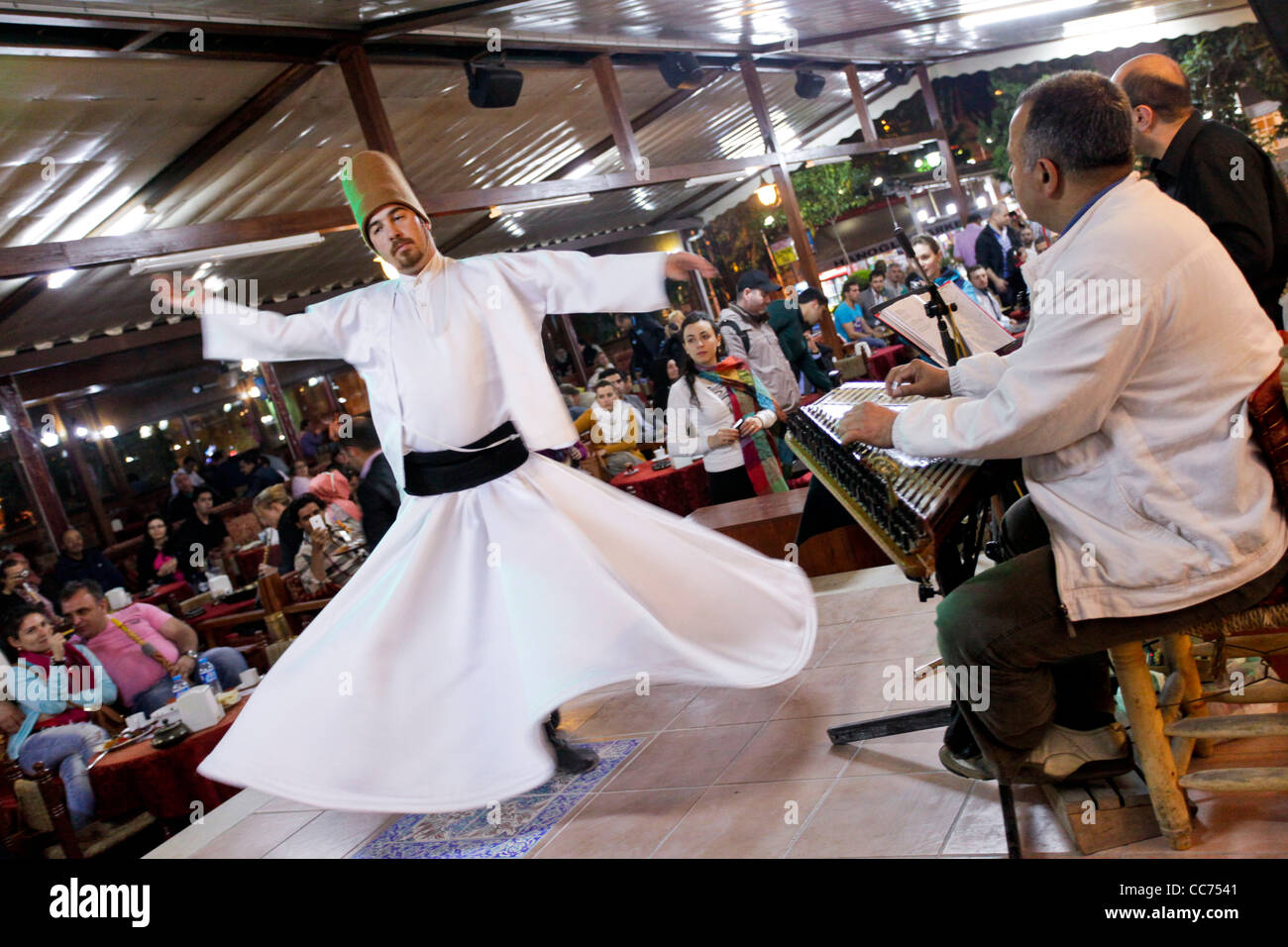 Istanbul, Turkey. Whirling dervish Stock Photo - Alamy
