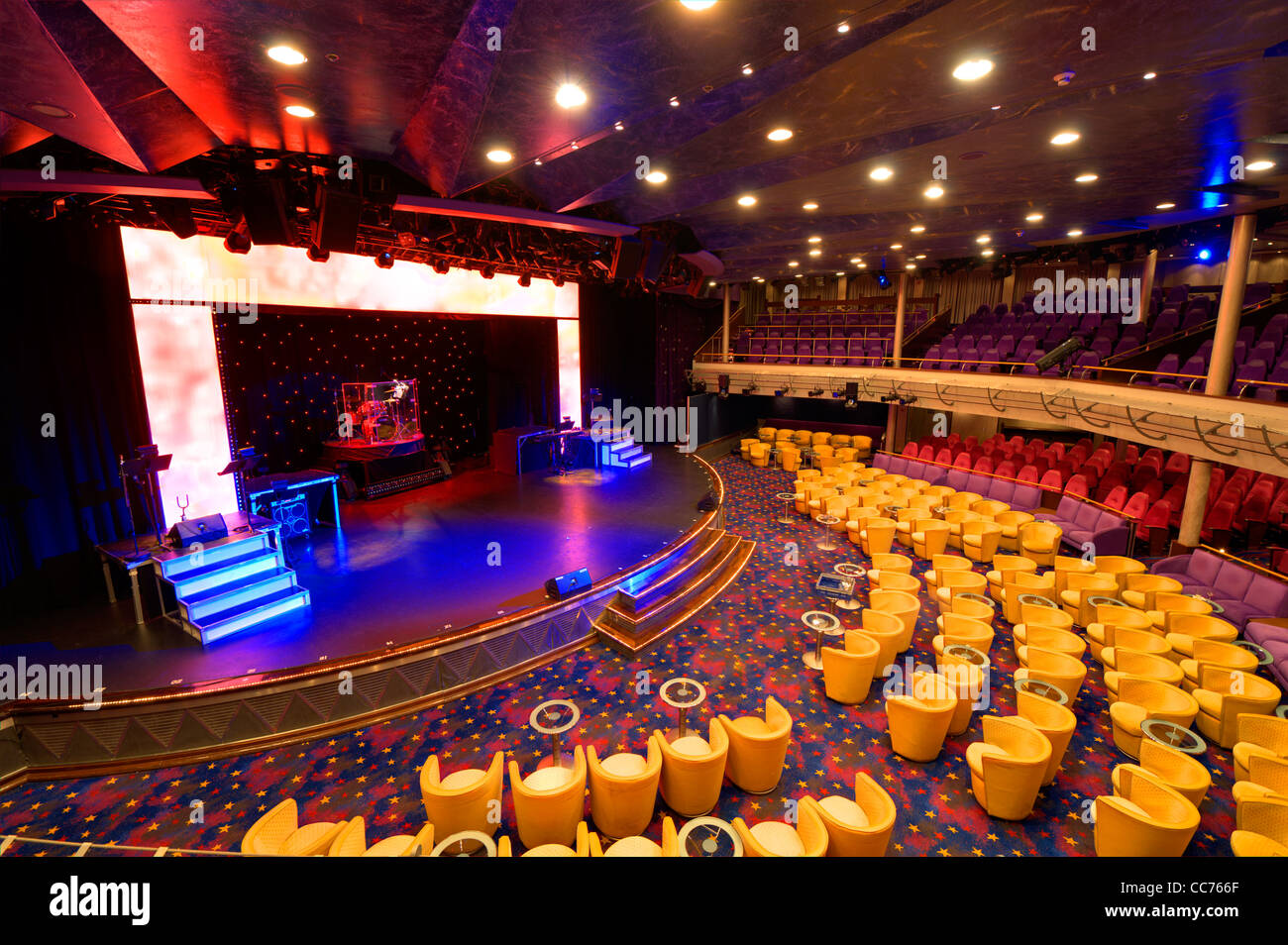 Performance hall and stage Stock Photo - Alamy