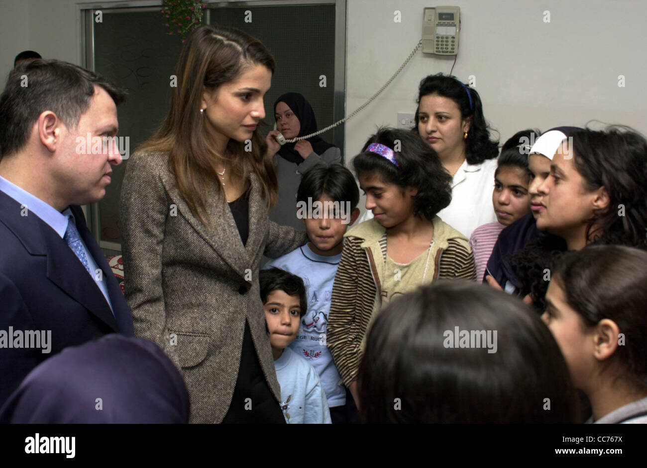 Queen rania of jordan children hi-res stock photography and images - Alamy
