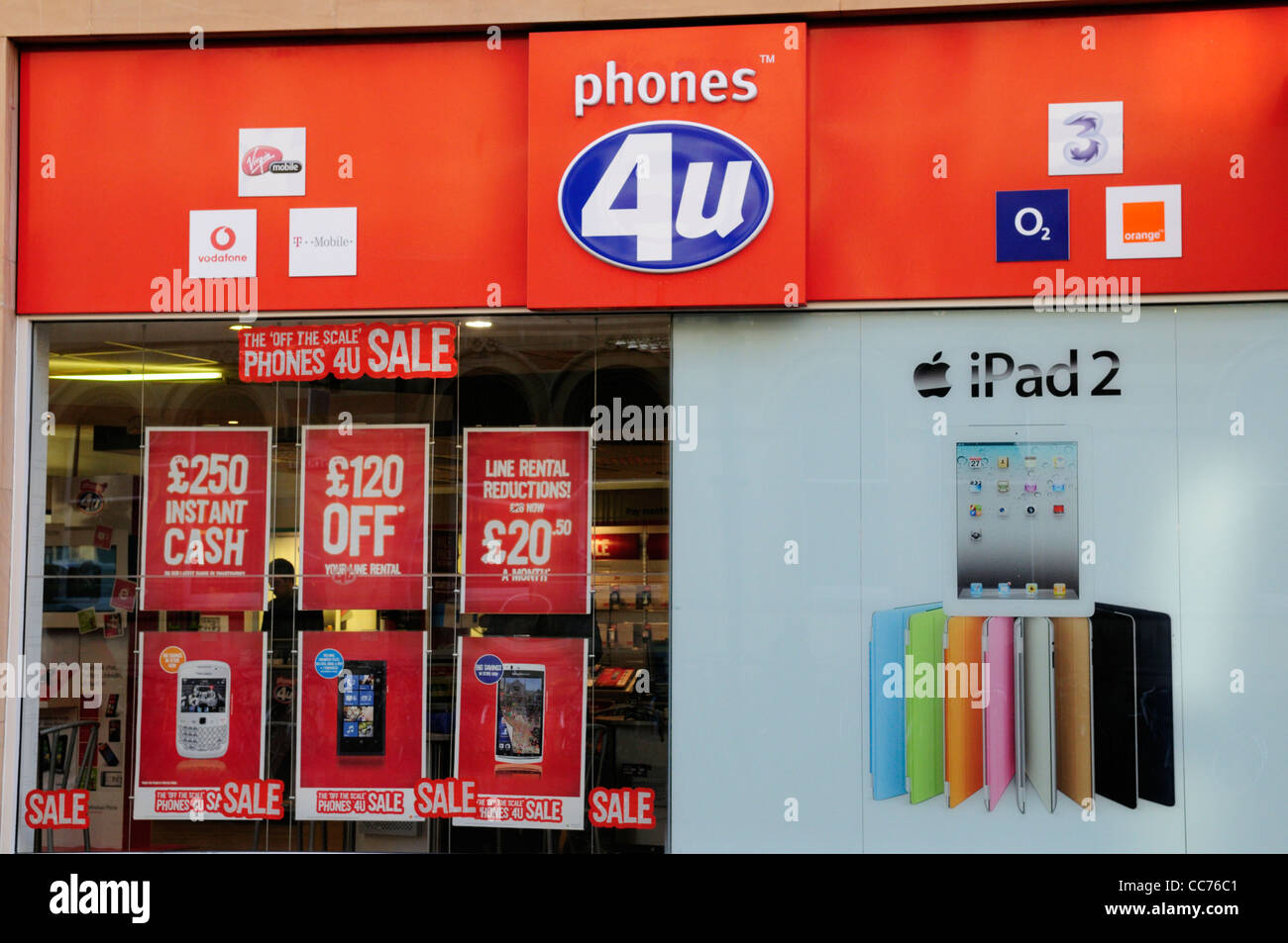 Mobile phone phones4u phones 4u hi-res stock photography and images - Alamy