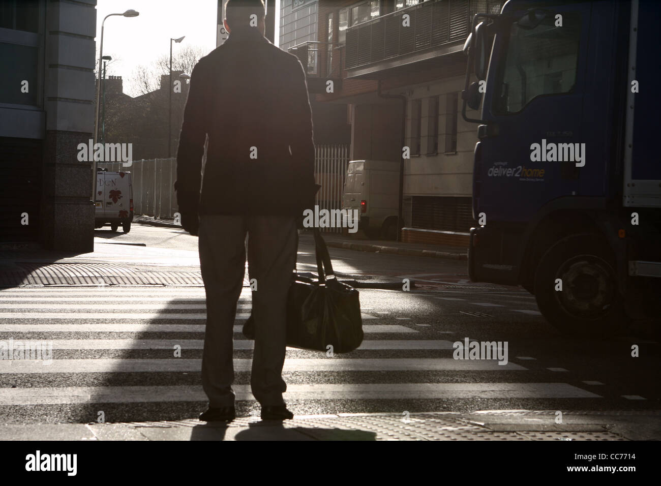 Truck crossing a street hi-res stock photography and images - Alamy