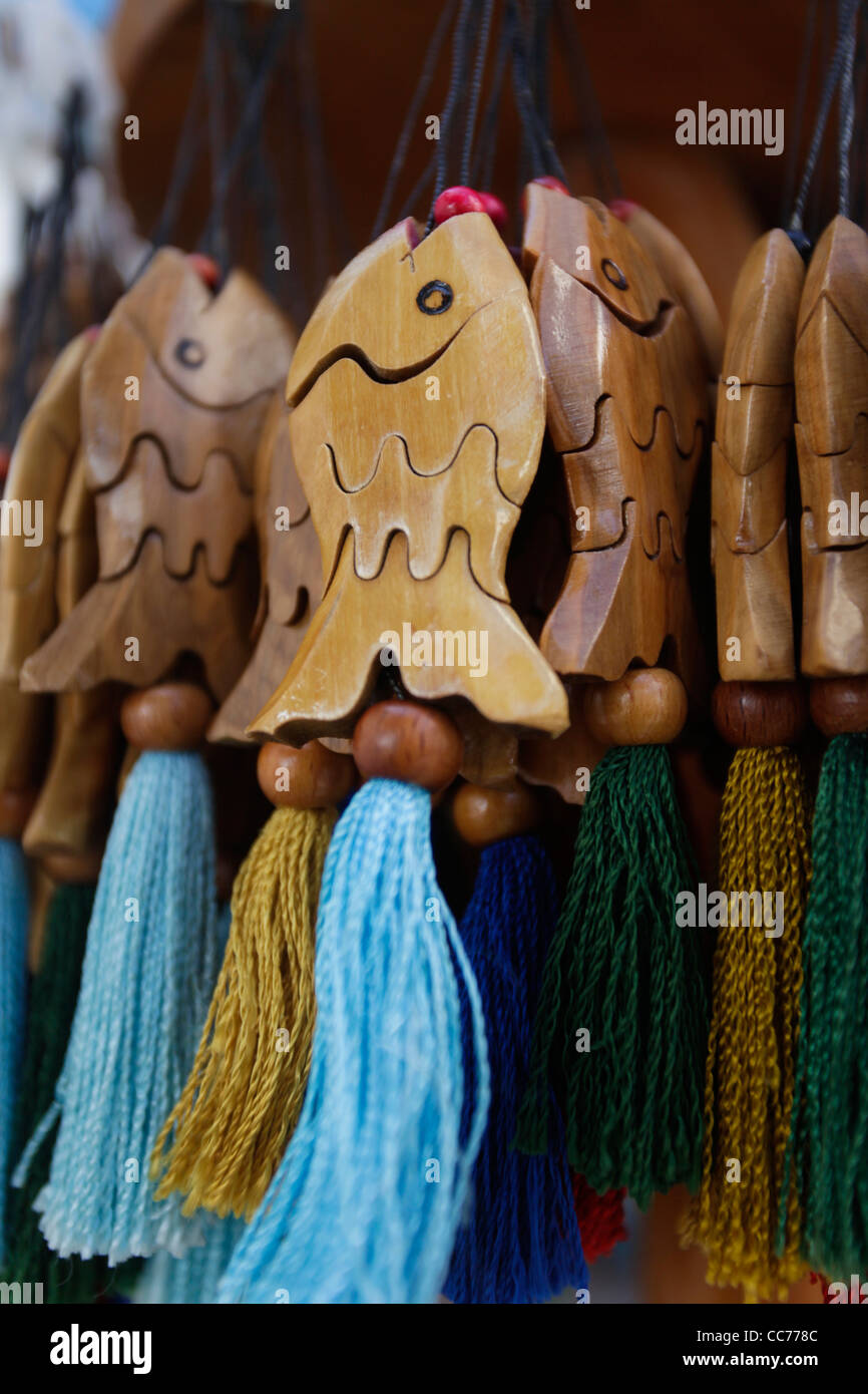 Mykonos, Greece. Souvenier key chain Stock Photo - Alamy