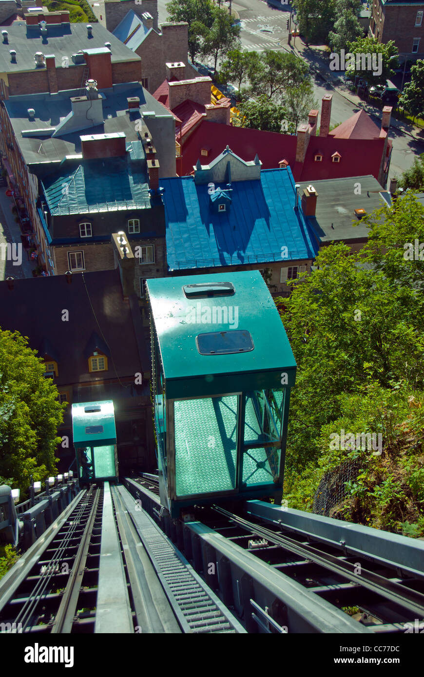Funiculaire du vieux quebec hi-res stock photography and images - Alamy