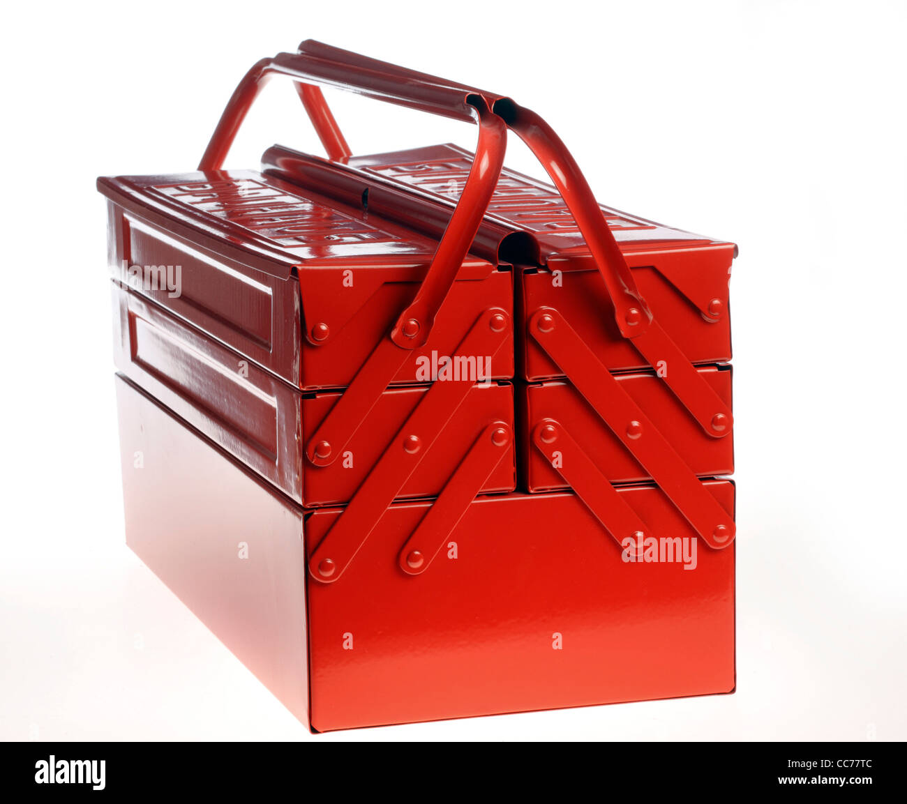 Red toolbox with tools hi-res stock photography and images - Alamy