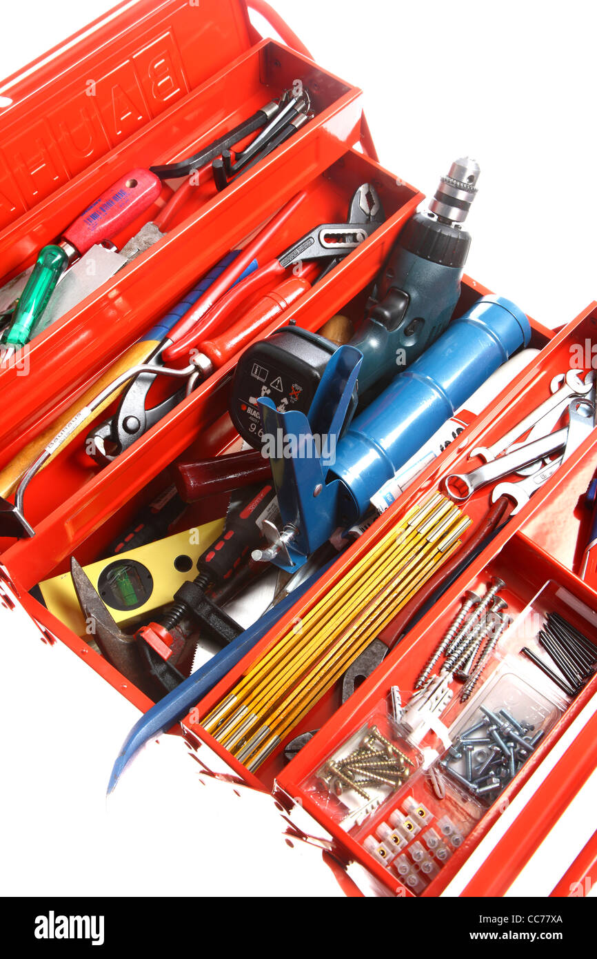 Toolbox hammer spanner hi-res stock photography and images - Alamy