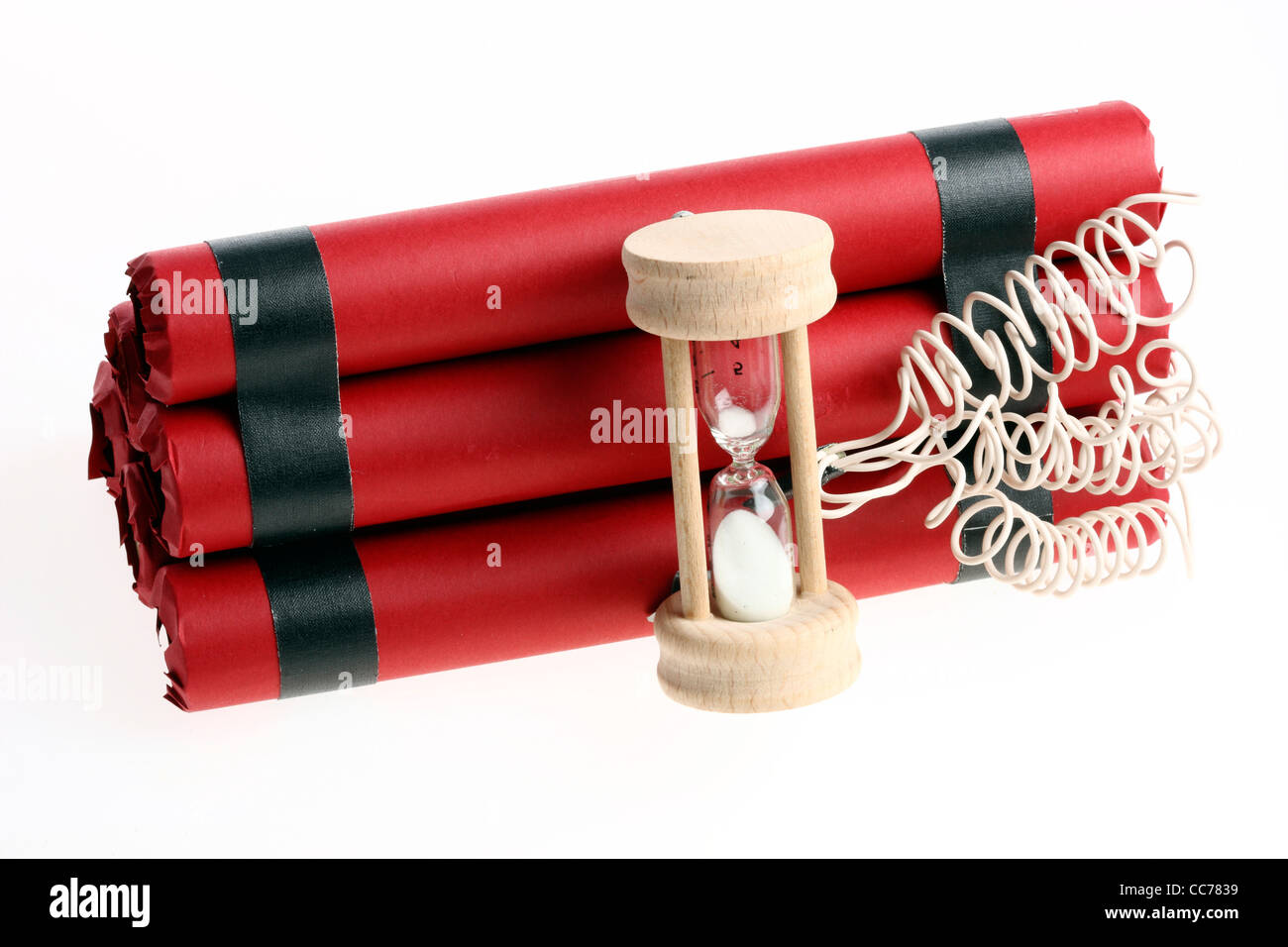 Symbol picture, time bomb. Bomb remote controlled explosive device ...