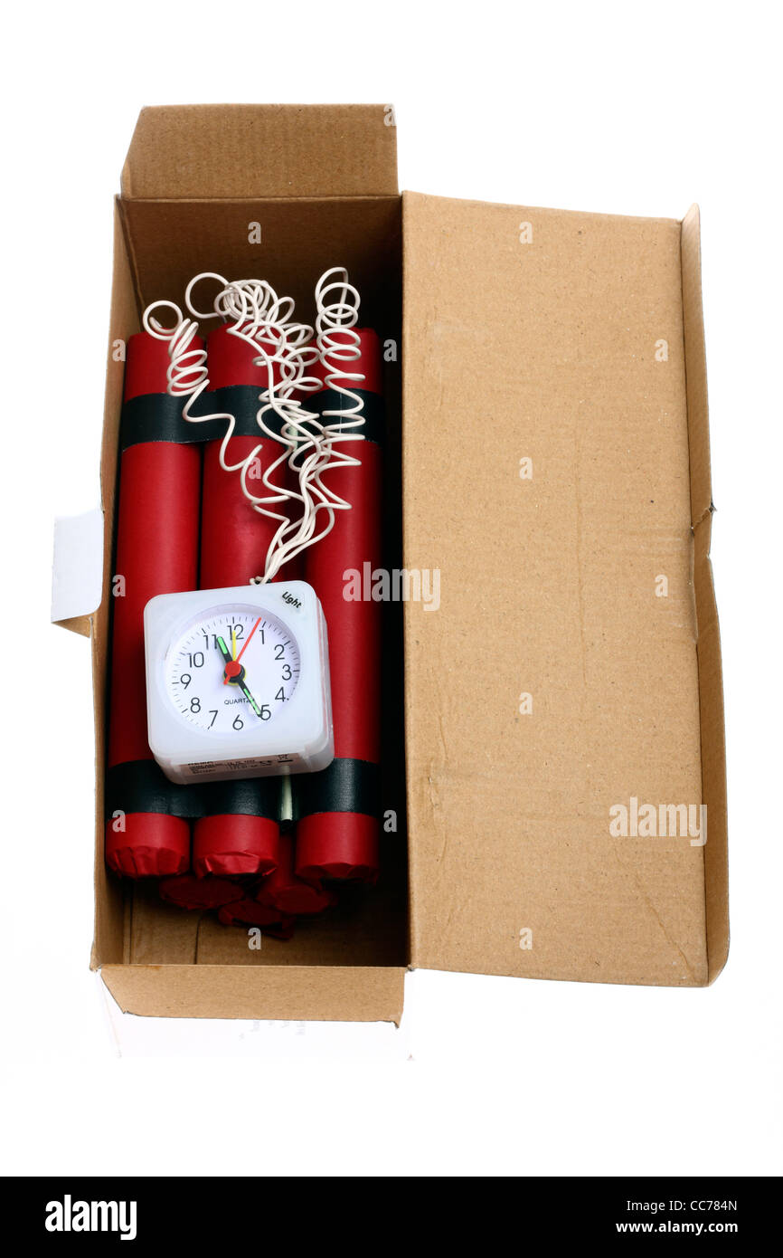 Symbol picture, time bomb. Bomb, explosive charge, crime, terrorism ...