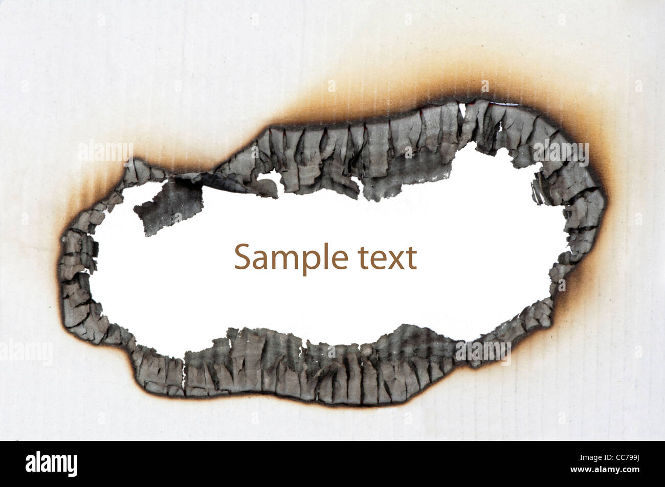 Burnt paper blank hi-res stock photography and images - Alamy