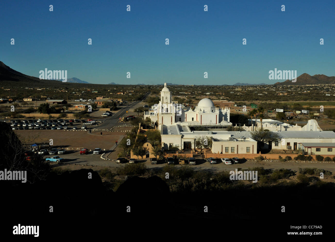 A National Historic Landmark, Mission San Xavier del Bac, also known as ...