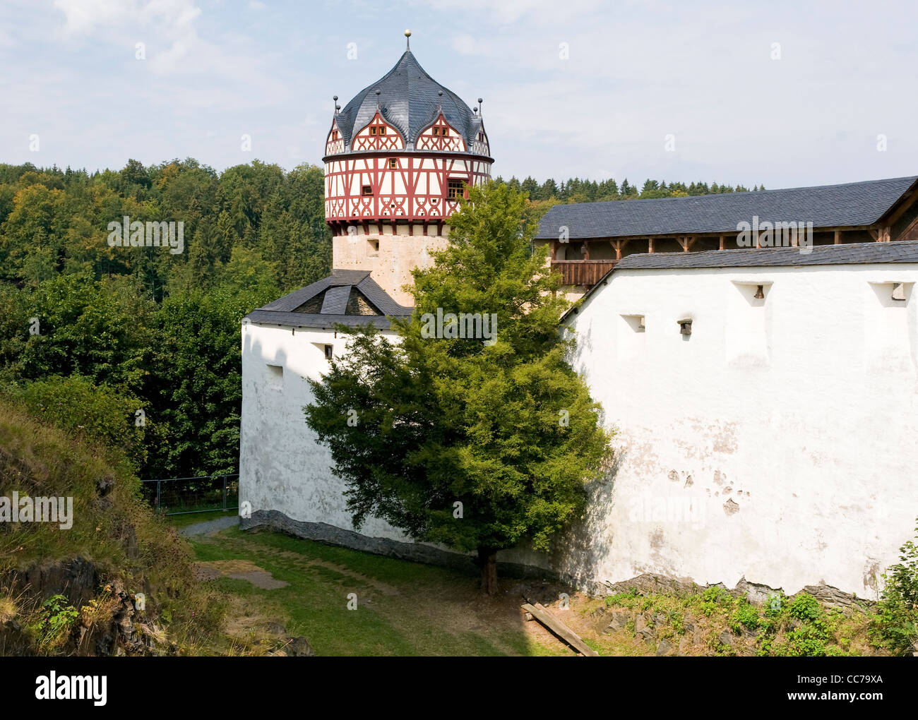 Burgk Castle, Burgk, Thuringia, Germany, Europe Stock Photo - Alamy