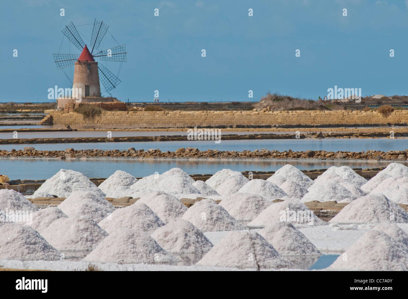 Mozia - salt works Stock Photo - Alamy