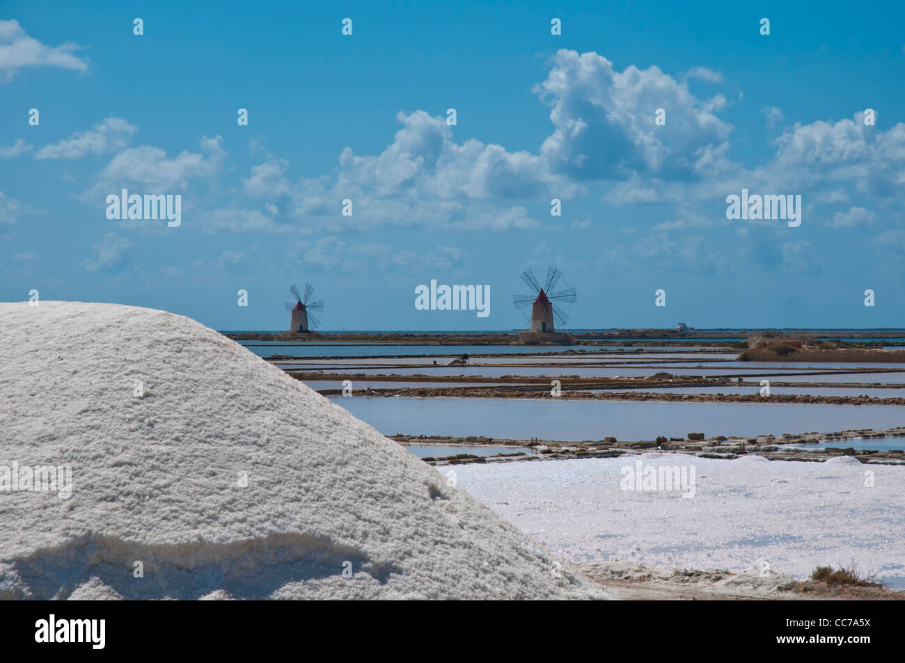 Mozia - salt works Stock Photo - Alamy