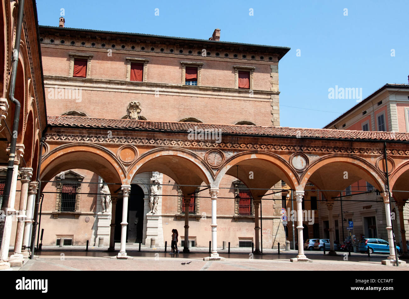 Beautiful Medieval City of Bologna Italy Stock Photo - Alamy
