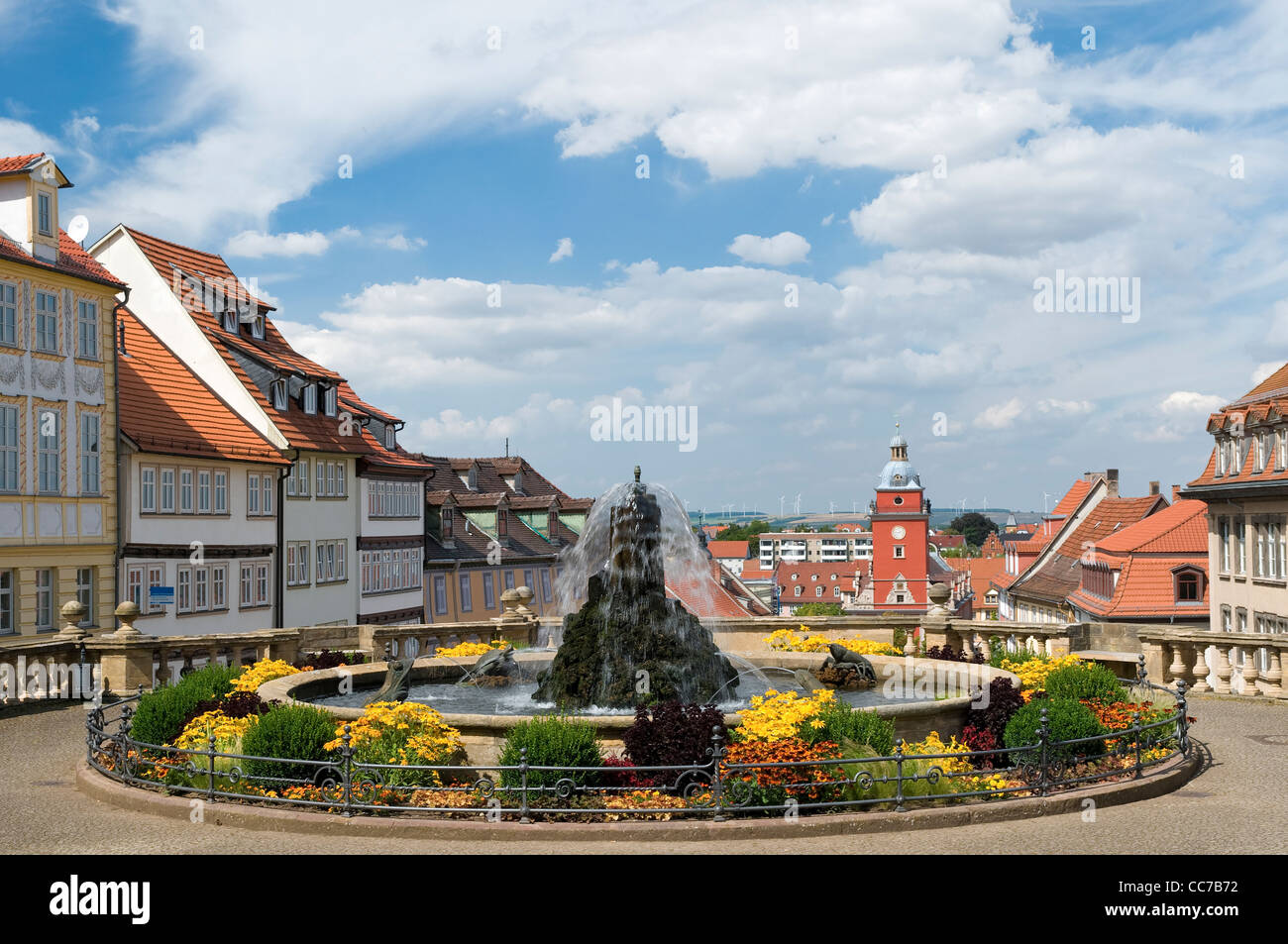 Fountain, Gotha, Thuringia, Germany, Europe Stock Photo - Alamy