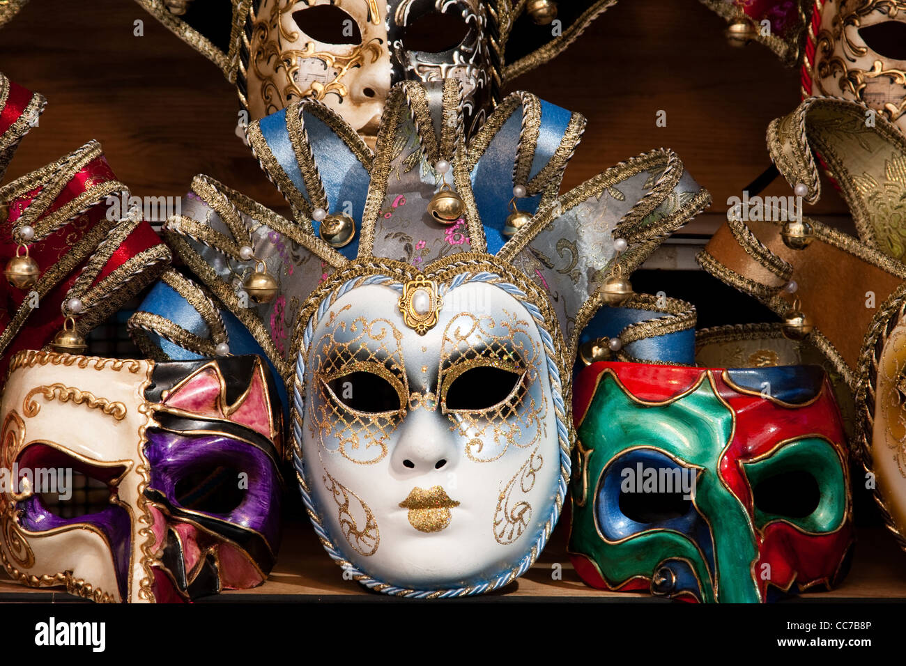 Beautiful mask details from venice in Italy Stock Photo - Alamy