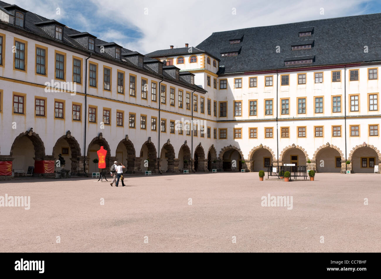 Schloss Friedenstein castle, Gotha, Thuringia, Germany, Europe Stock ...