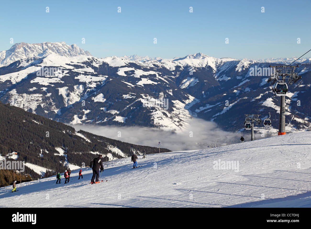 Austrian alps snowing hi-res stock photography and images - Alamy