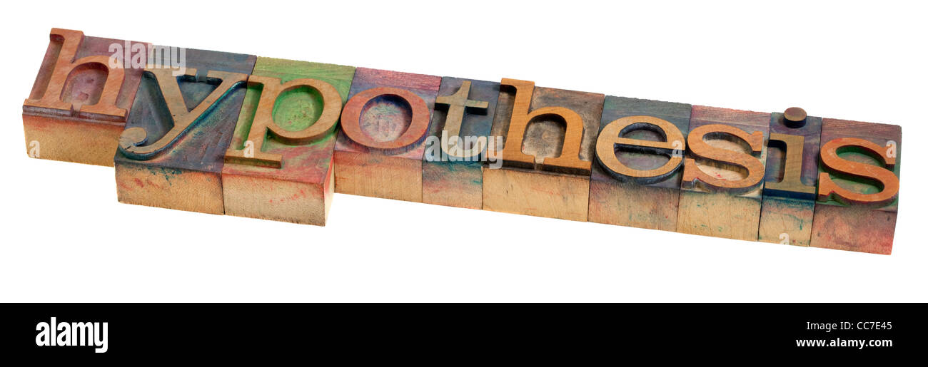 The Word Hypothesis In Bubble Letters