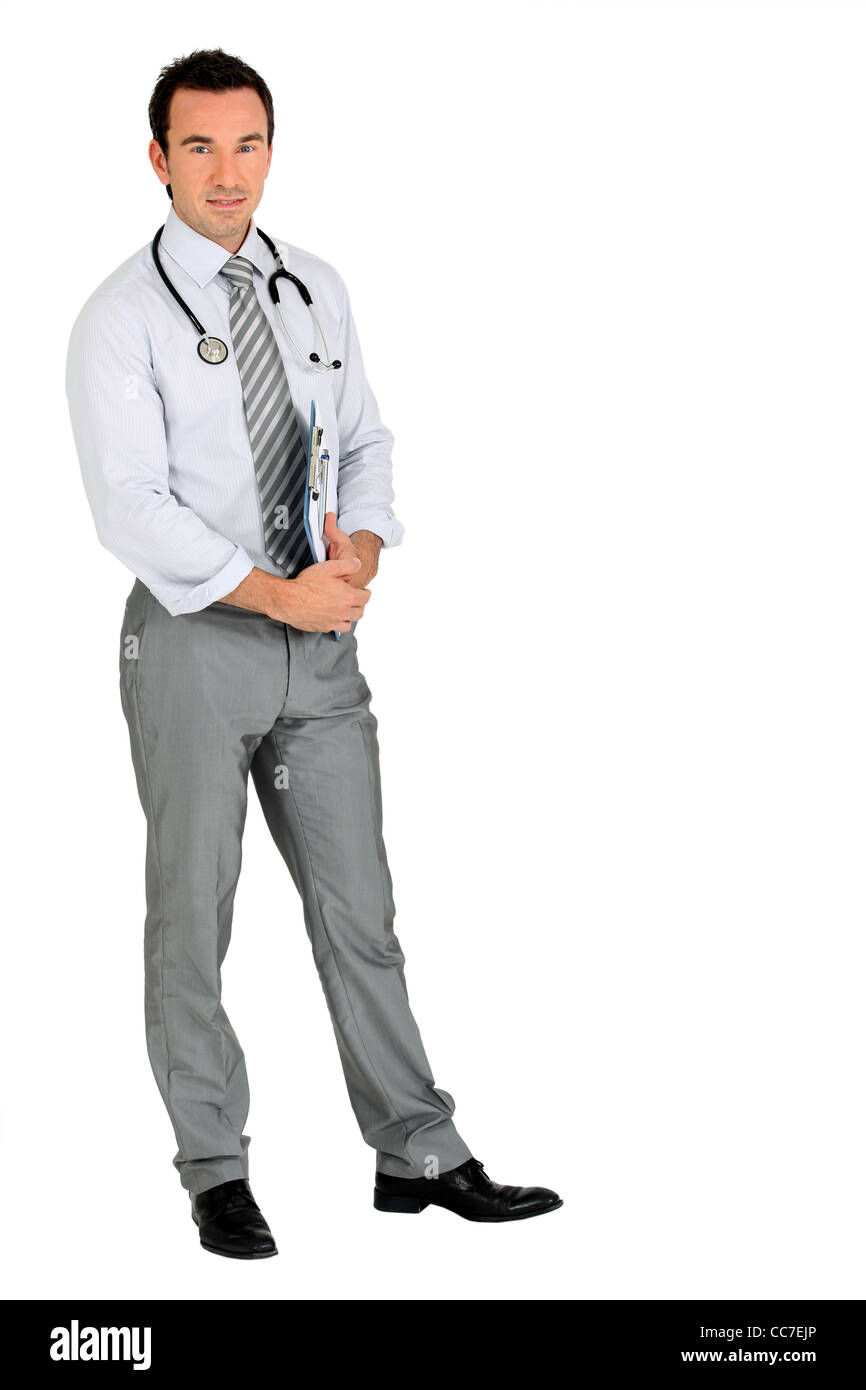 Portrait medical staff standing Cut Out Stock Images & Pictures - Alamy