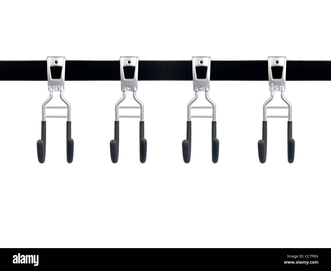 A storage hook isolated against a white background Stock Photo - Alamy