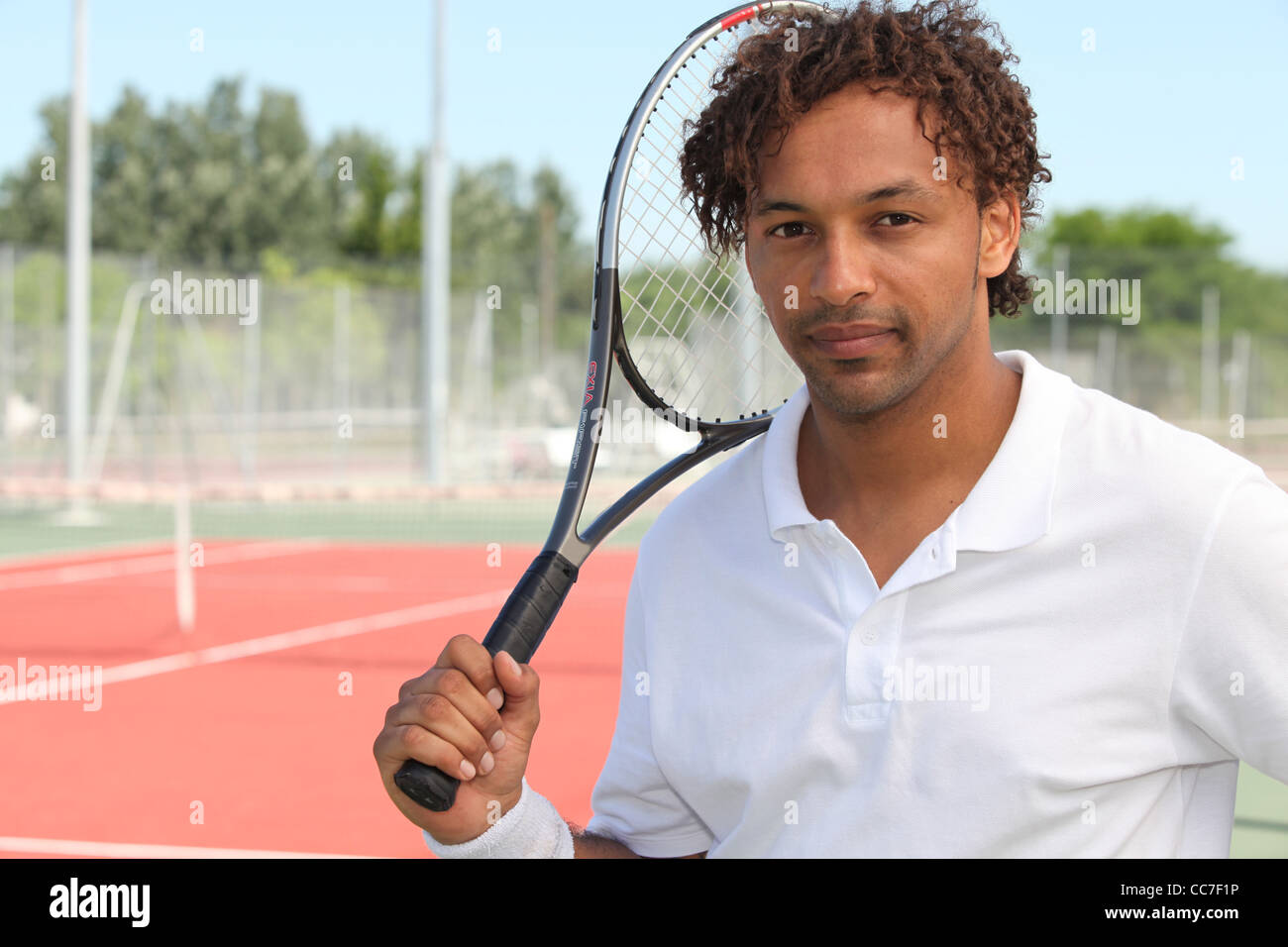 Professional tennis player african hi-res stock photography and images ...