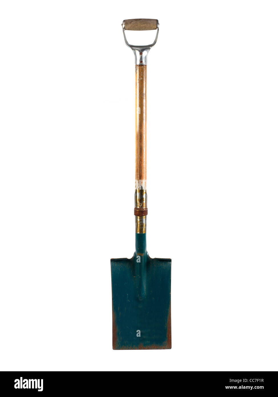 A garden shovel isolated against a white background Stock Photo - Alamy