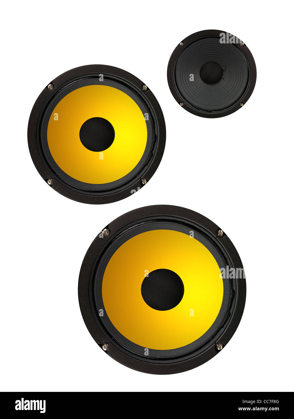 Stero speakers isolated against a solid background Stock Photo - Alamy