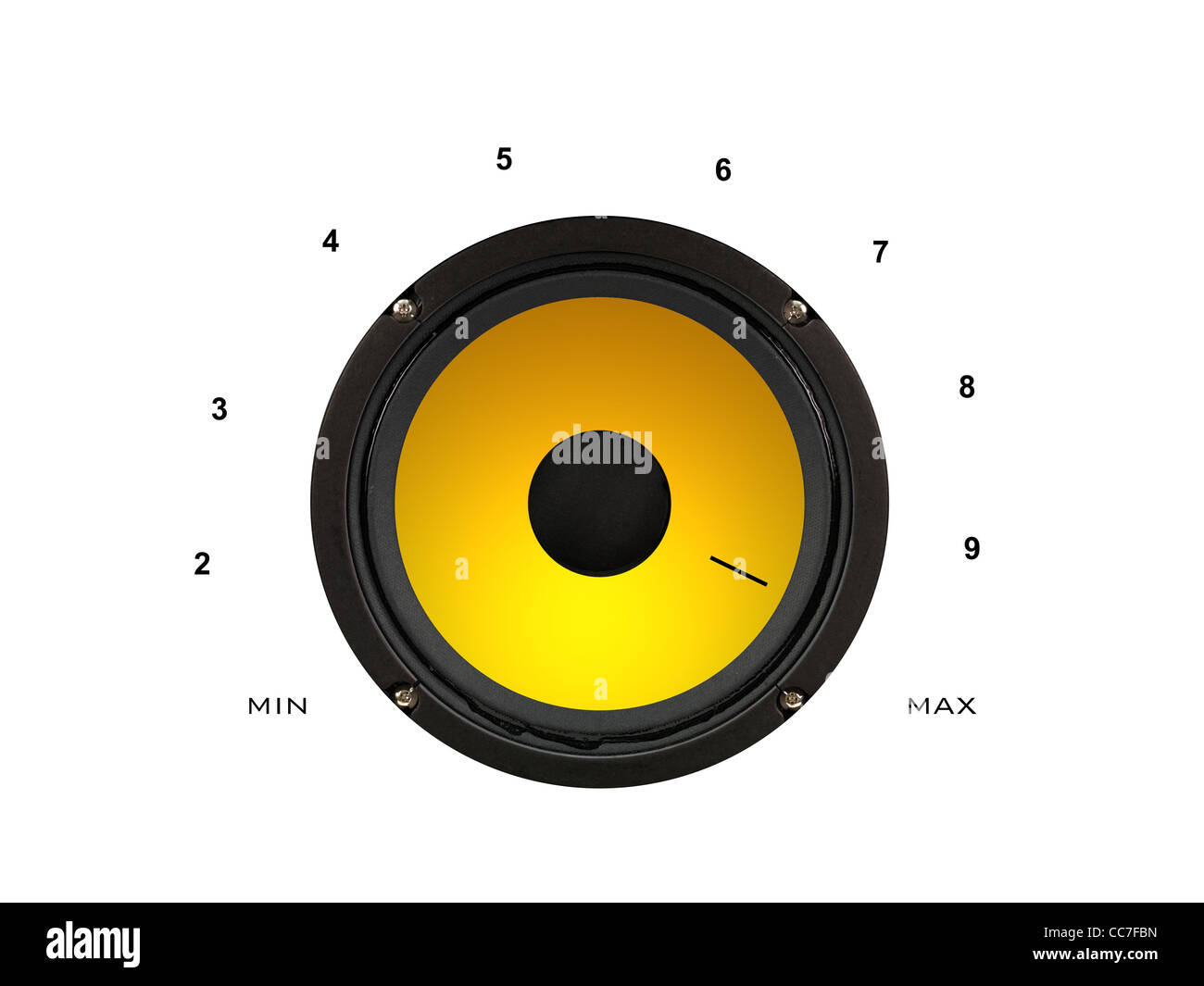 Stero speakers isolated against a solid background Stock Photo - Alamy