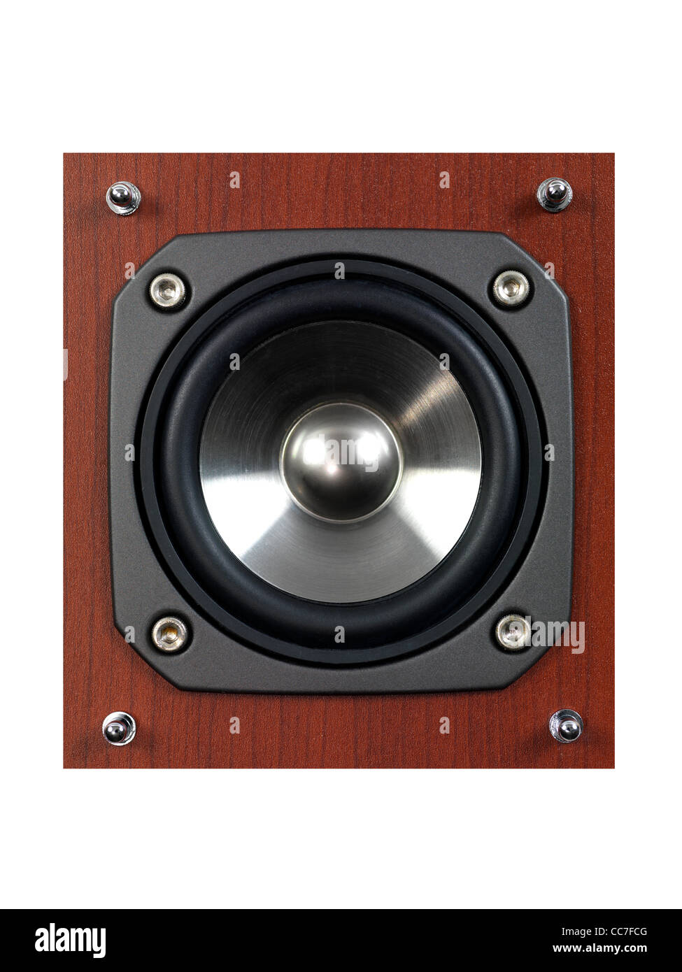 Stero speakers isolated against a solid background Stock Photo - Alamy