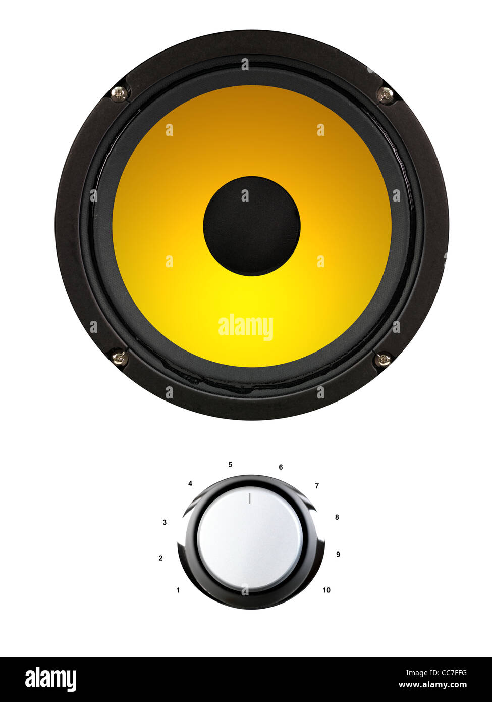Stero speakers isolated against a solid background Stock Photo - Alamy