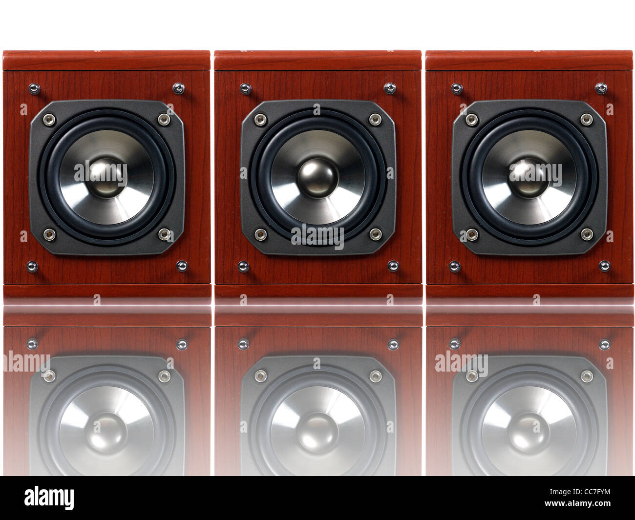 Stero speakers isolated against a solid background Stock Photo - Alamy