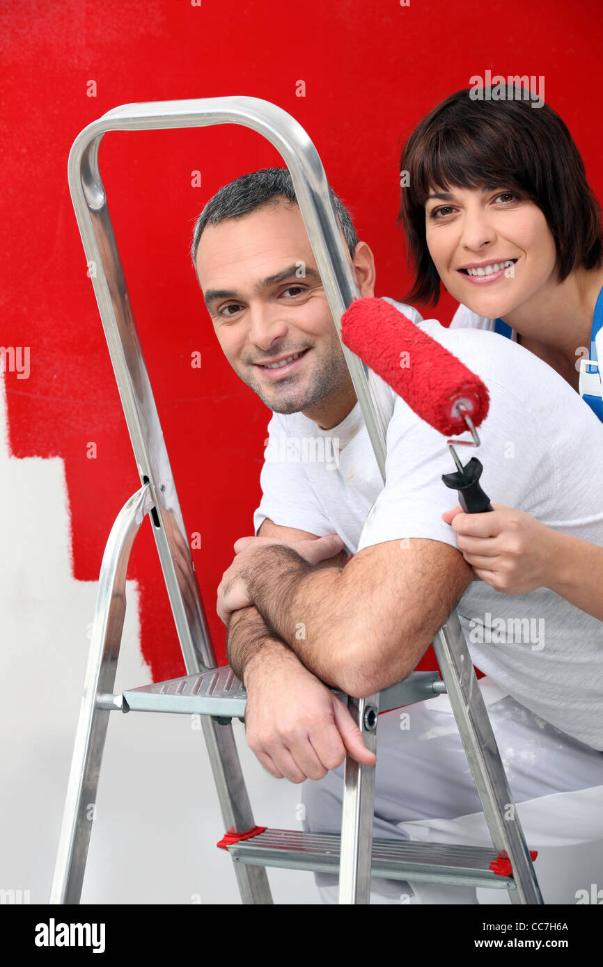 decorating at home Stock Photo - Alamy