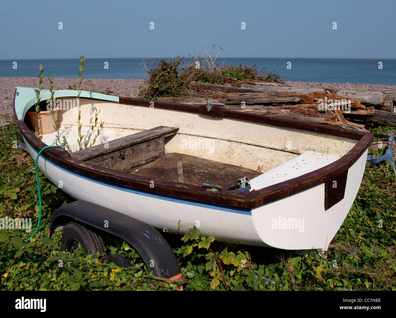 Old rowing boat Stock Photo - Alamy