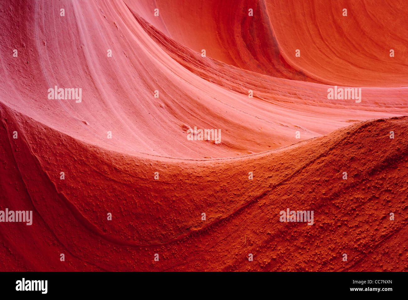 Wave patterns in lower Antelope slot canyon, Page, Arizona, USA Stock ...