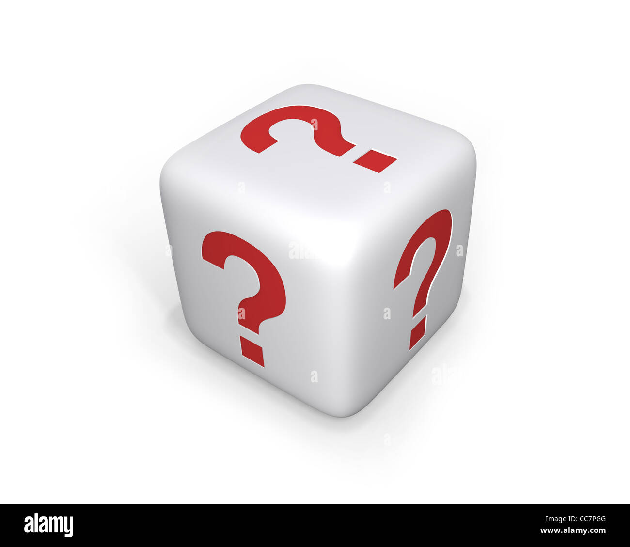 Dice with question marks hi-res stock photography and images - Alamy