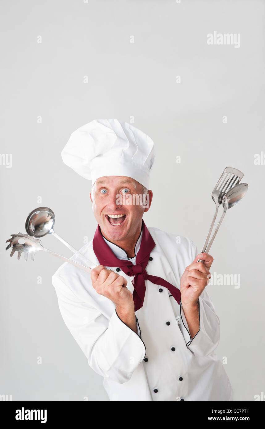 Portrait of Chef Stock Photo - Alamy