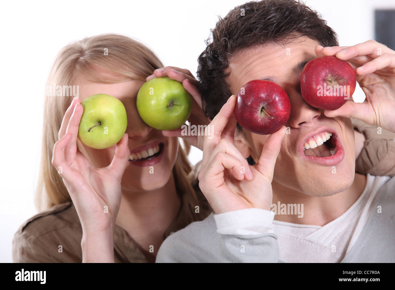 Girl pulling faces close up hi-res stock photography and images - Alamy