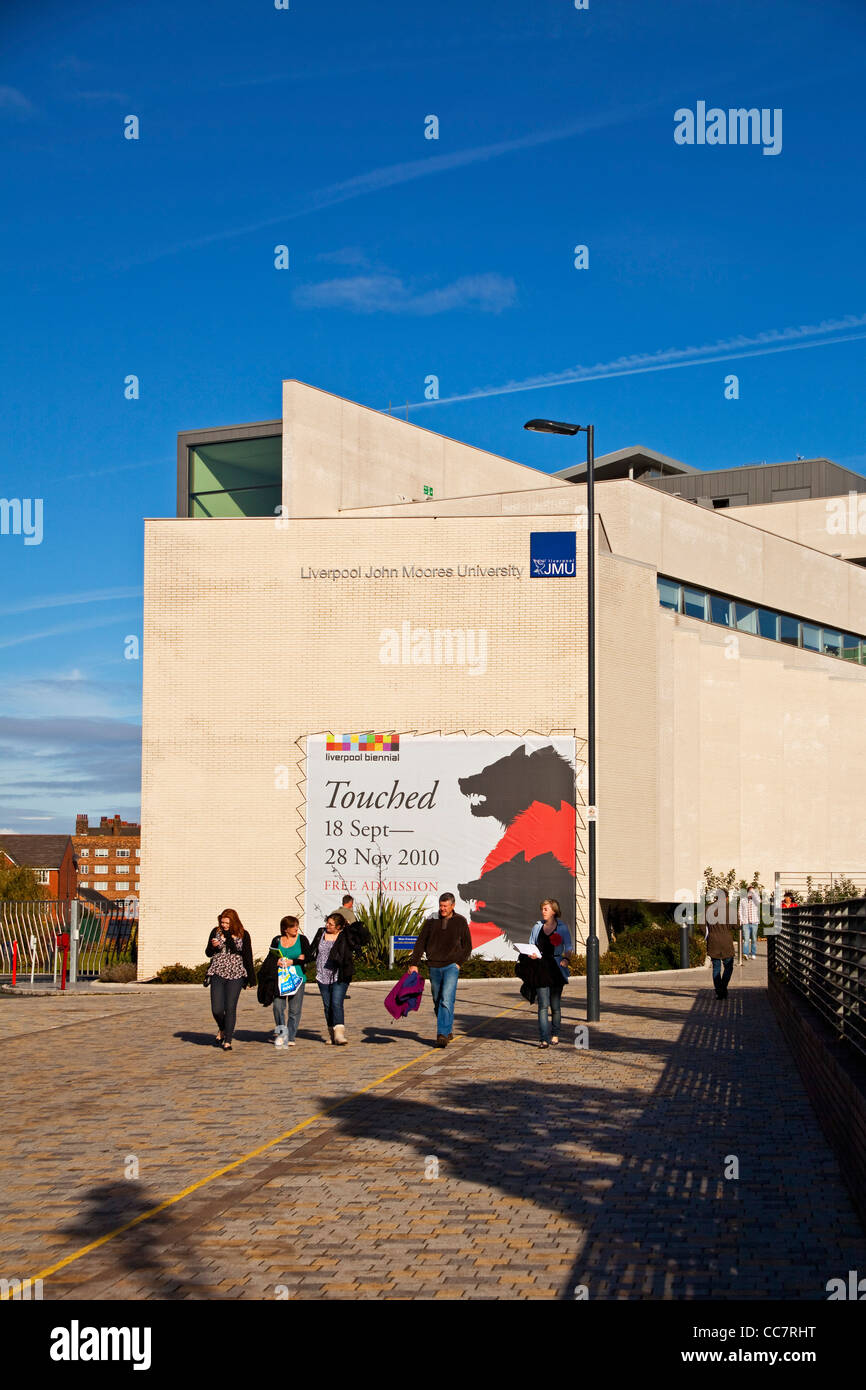 The John Moores university Liverpool Merseyside UK Stock Photo - Alamy