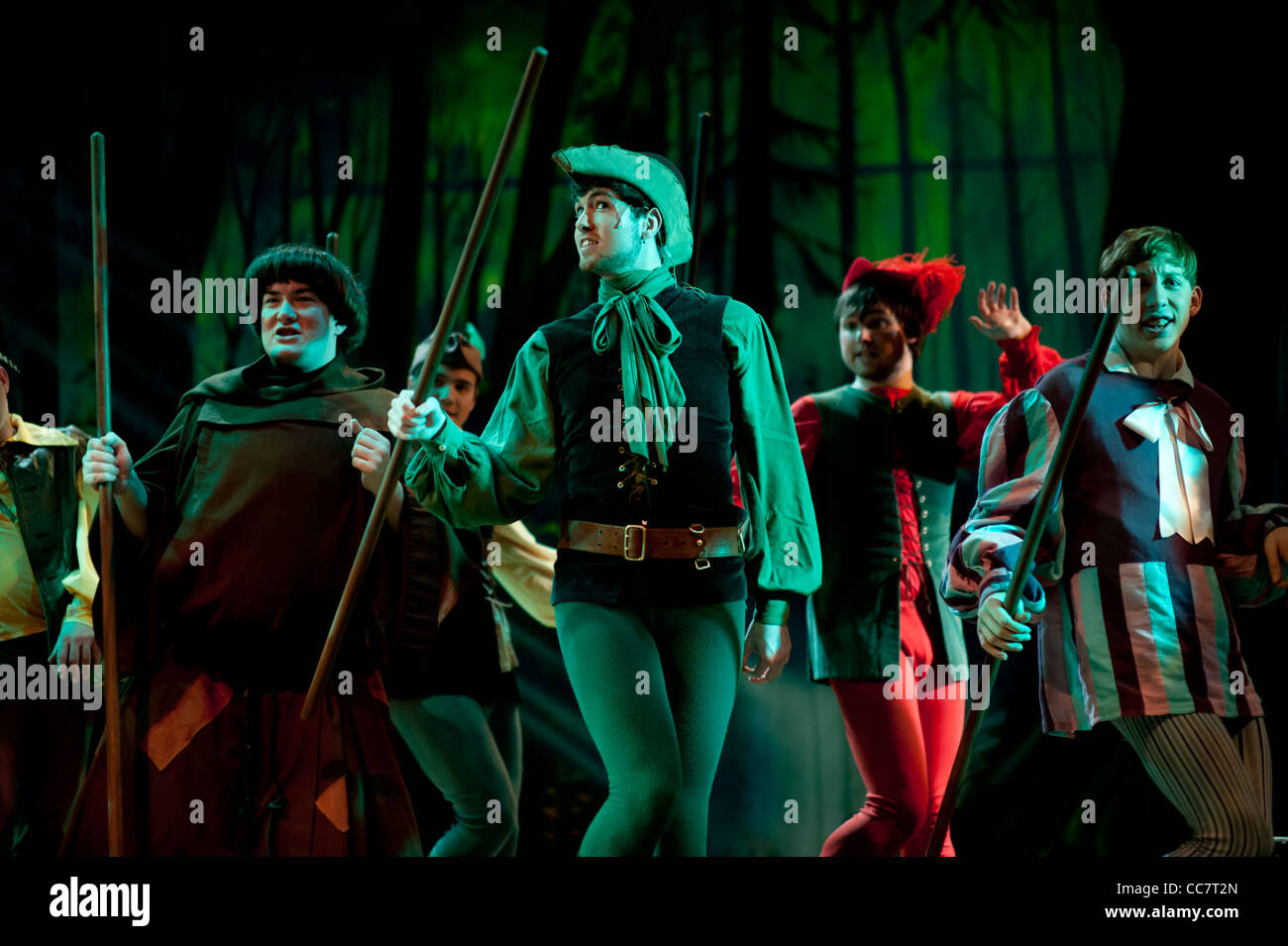 An amateur theatre pantomime version of the legend of Robin Hood ...