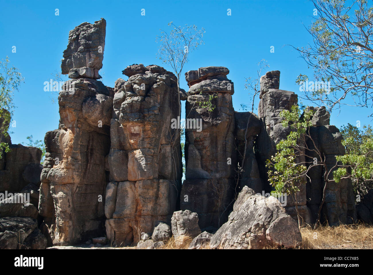 THE LOST CITY, ROCK FORMATIONS, LITCHFIELD NATIONAL PARK, NT, AUSTRALIA ...