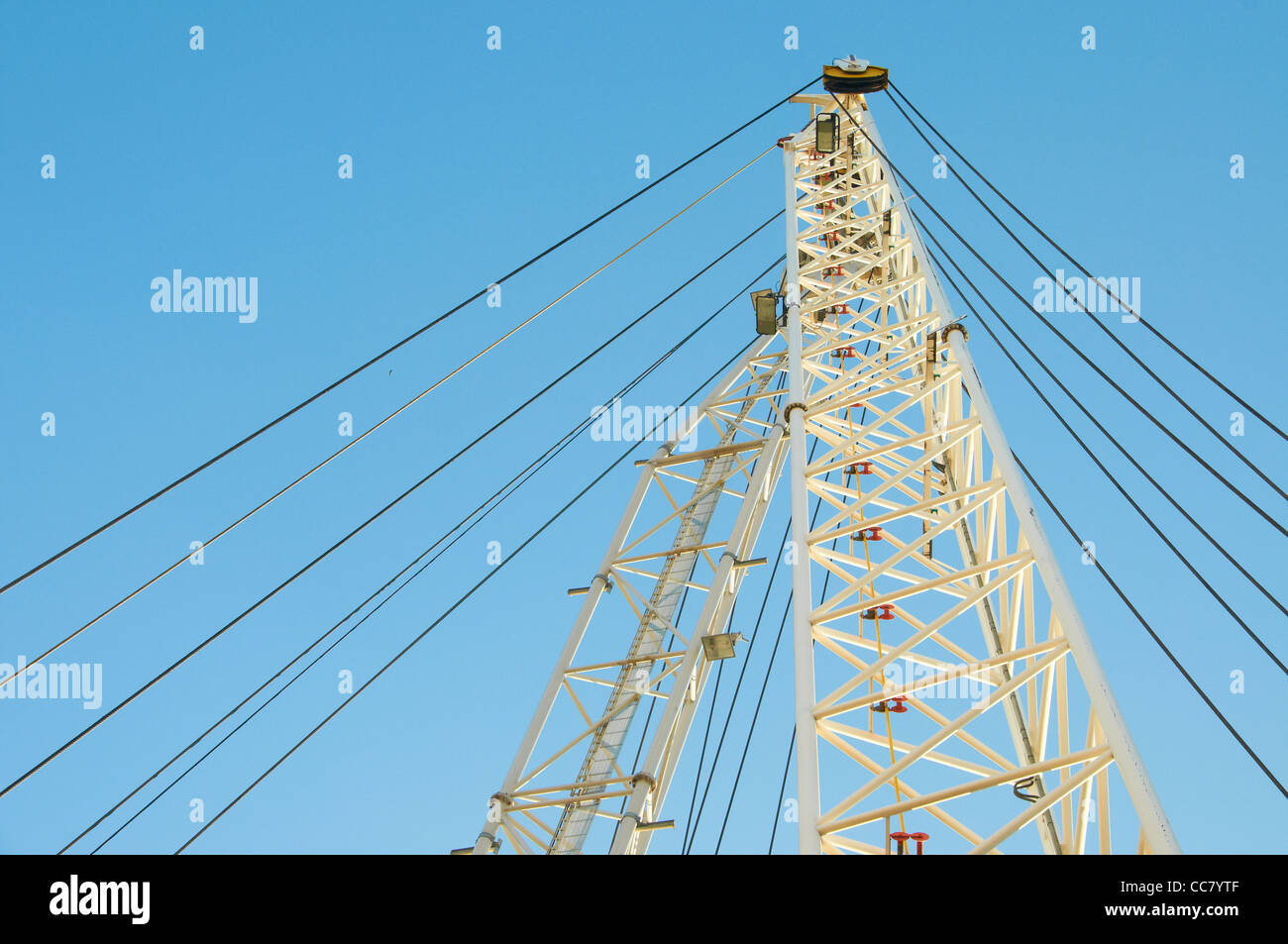 crane development dock iron lift machine machinery Stock Photo - Alamy