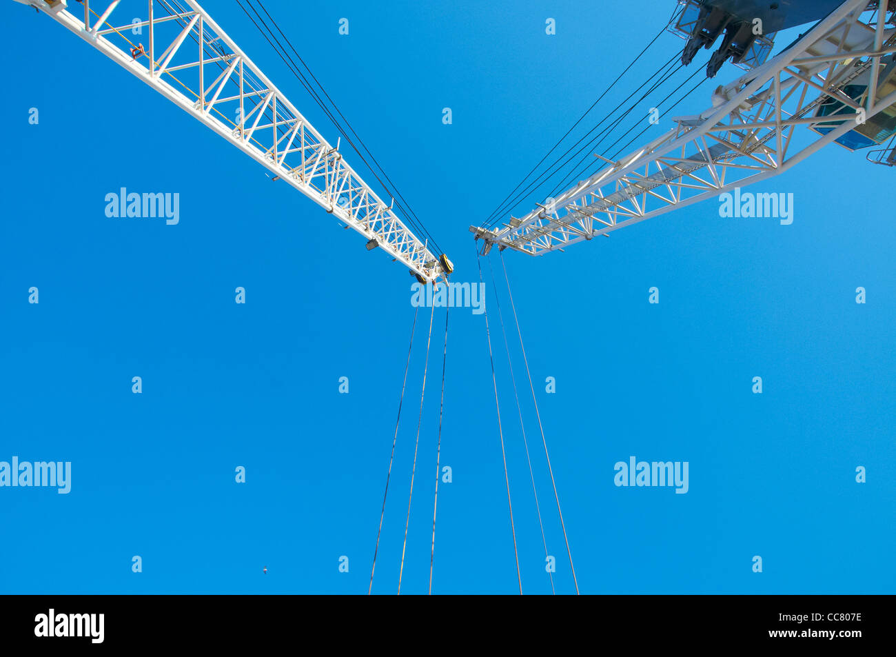 crane development dock iron lift machine machinery Stock Photo - Alamy