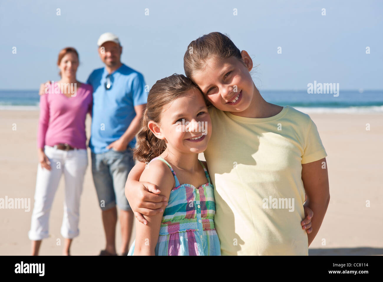 White Hair Family France High Resolution Stock Photography and Images ...