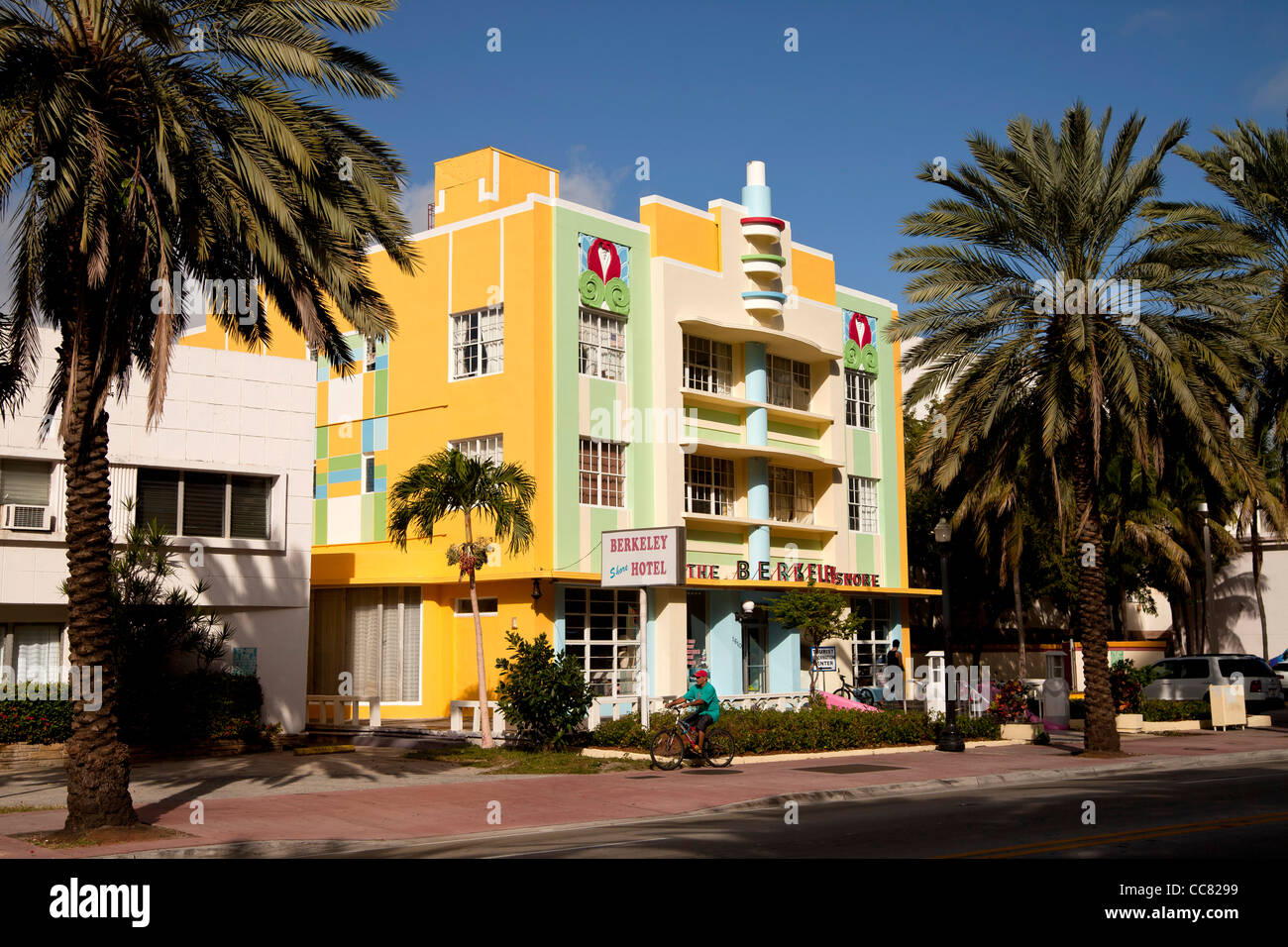 Art Deco Berkeley Shore Hotel, South Beach, Miami, Florida, USA Stock ...