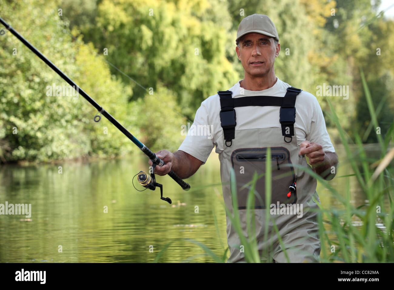 Bait casting pole hi-res stock photography and images - Alamy